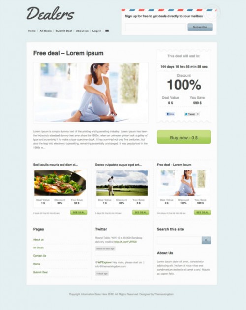 40 Free Professional PSD Website Templates for Download