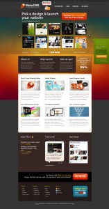 40 Inspirational examples of orange color in web design