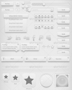 70 Free GUI / UI / UX PSD kits and web elements for download