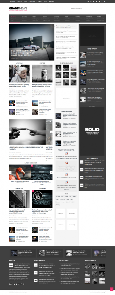 Impressive Collection of Magazines – Inspirational WordPress Themes